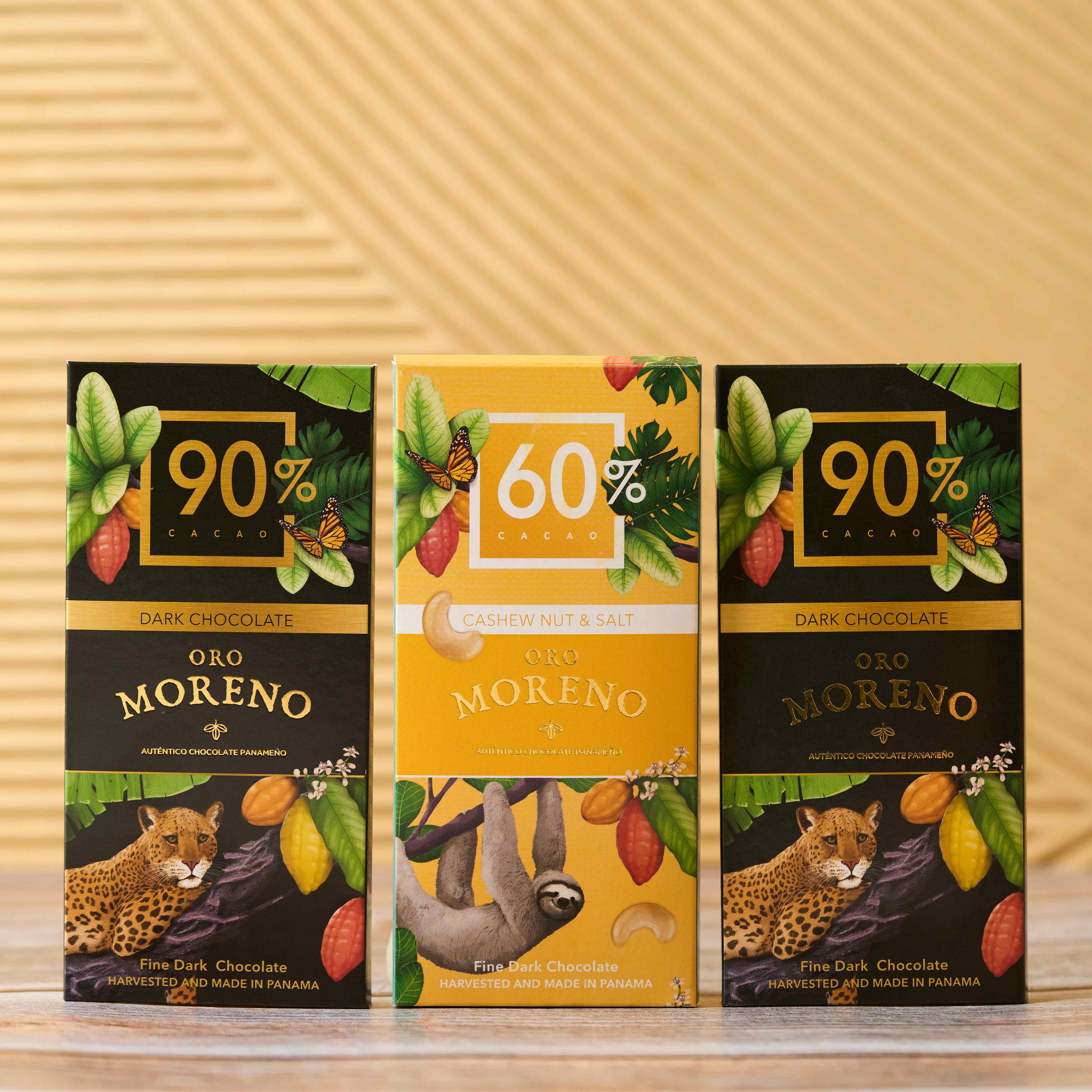 3 PACK BARRAS DE CHOCOLATE: 2 DE CACAO 90% - PEPITAS DE MARAÑON 60% ...
